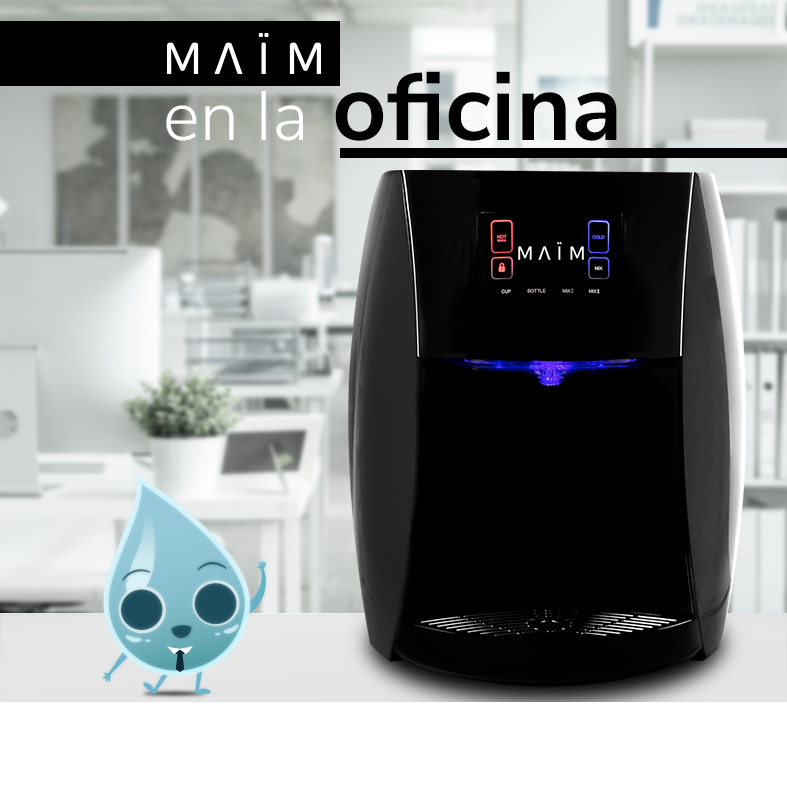 Mercadotecnia | Despachador de agua purificada, potable y alcalina - MAÏM